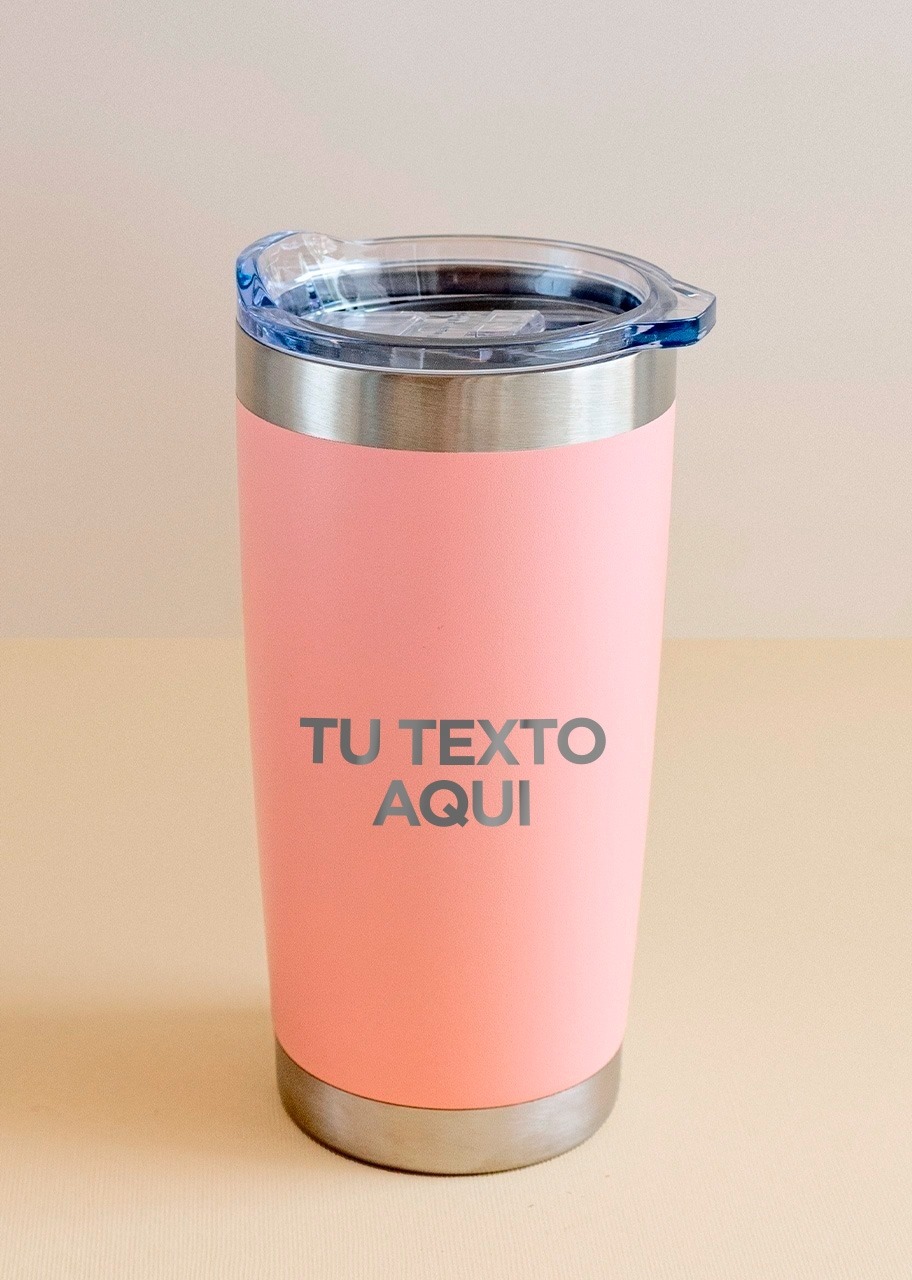 Personaliza Termo Rosa 20oz Everest Fort