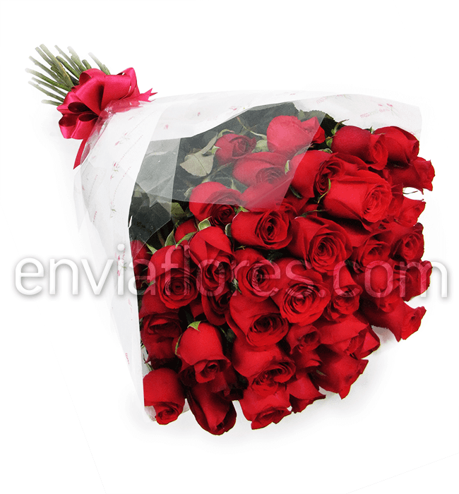 Envía 75 Rosas Rojas en Bouquet | Enviaflores.com