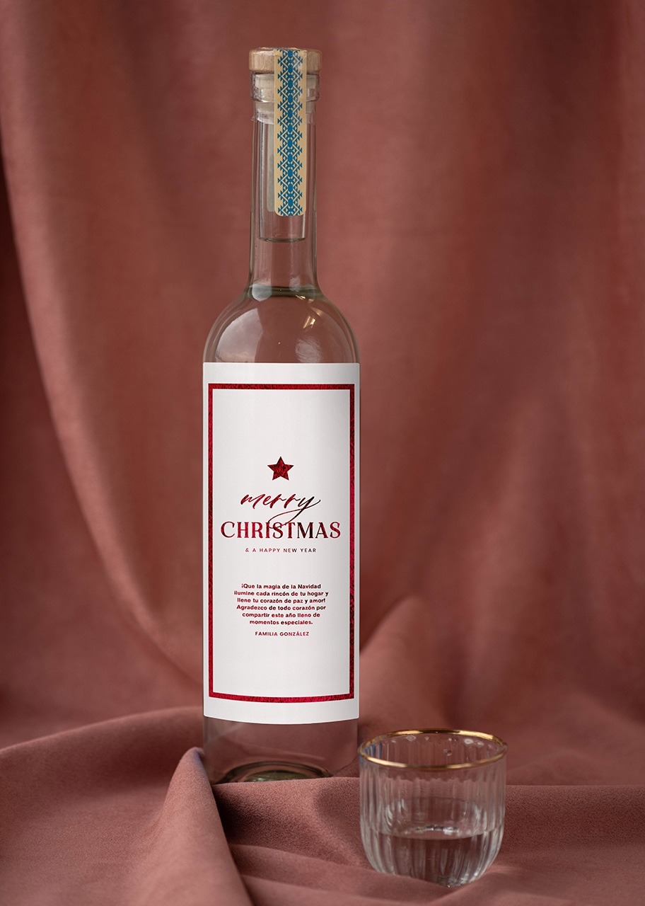Mezcal personalizes 400 rabbits with “Merry Christmas” label
