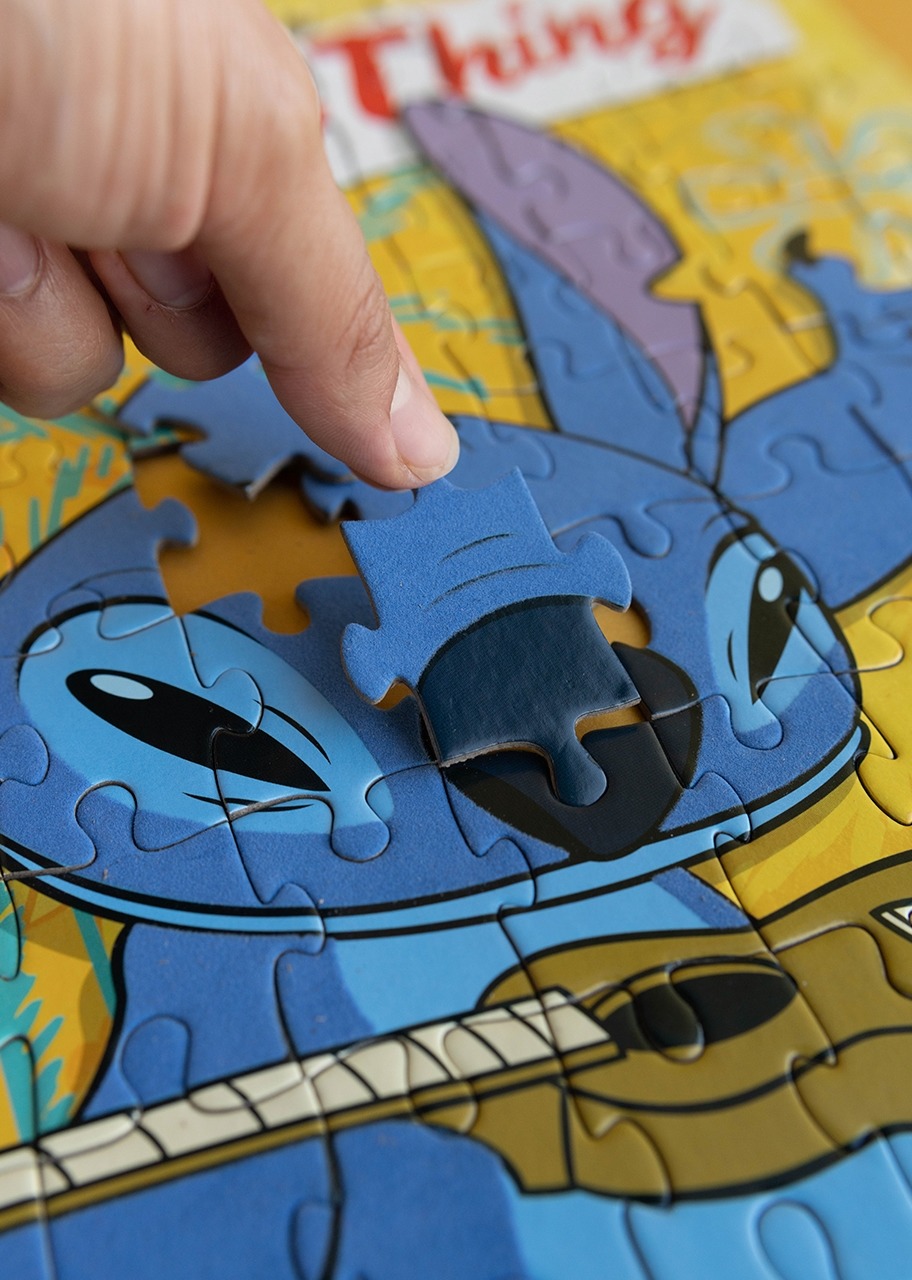 Rompecabezas Aterciopelado Stitch