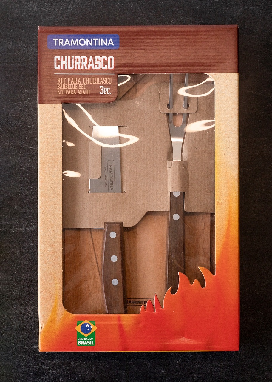 Kit para Asado 3 Piezas Tradicional Tramontina y Globo