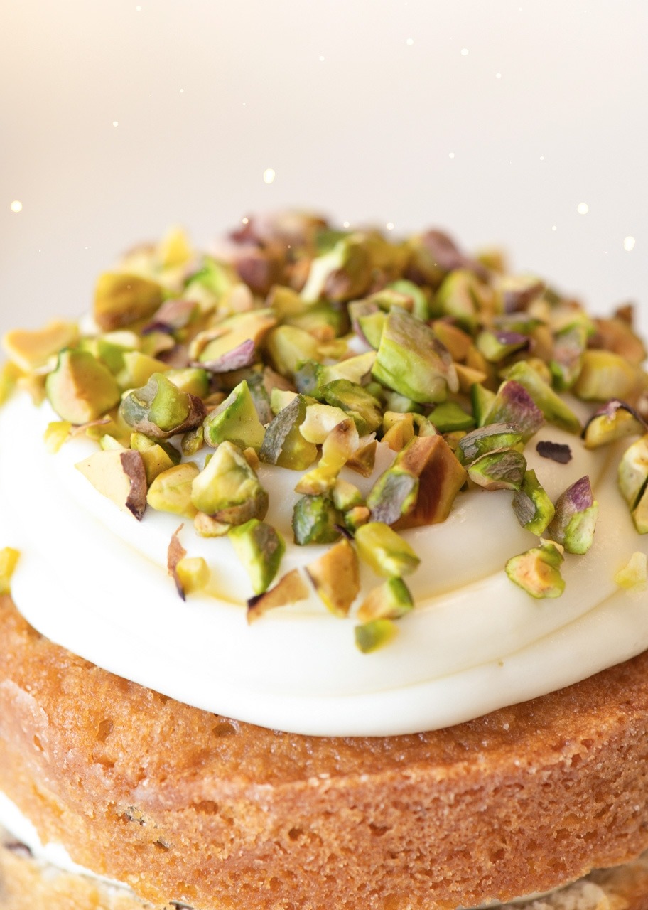 Pastel Pistache Individual Navideño