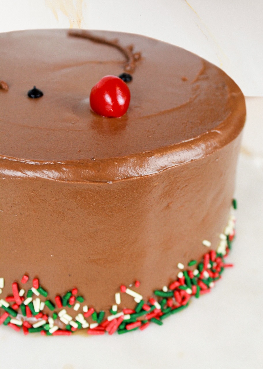 Pastel de Chocolate Navideño Magnolias