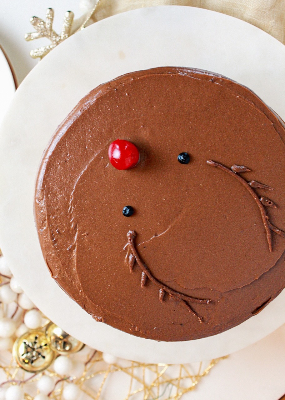 Pastel de Chocolate Navideño Magnolias