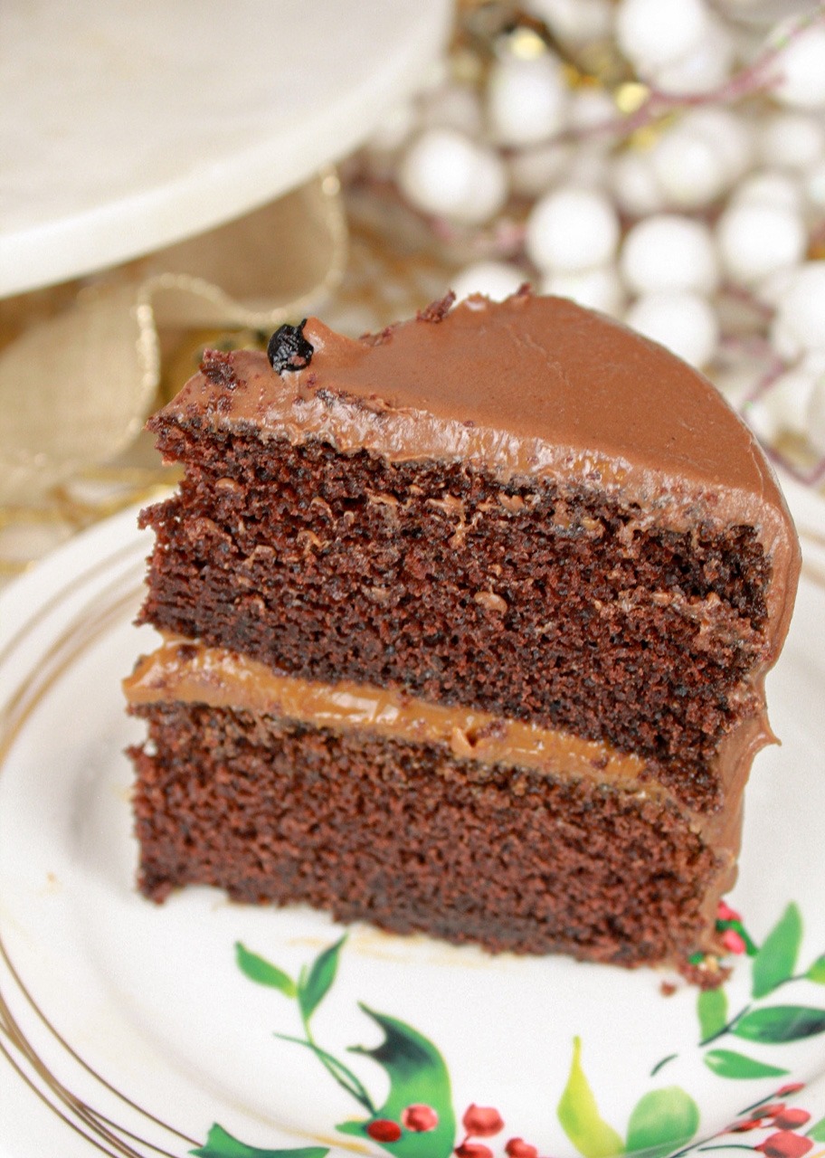 Pastel de Chocolate Navideño Magnolias
