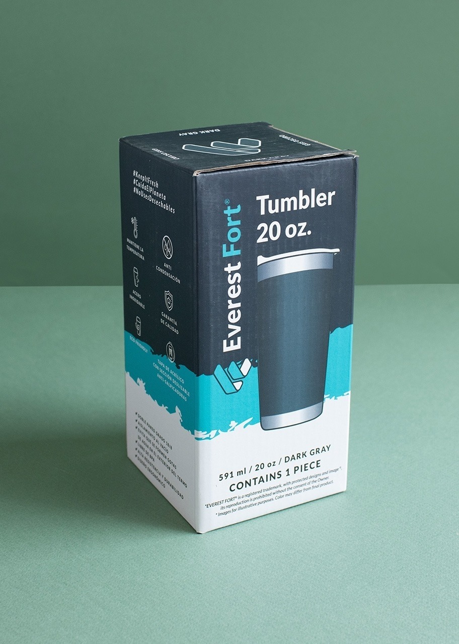 Termo Gris 20oz Everest Fort