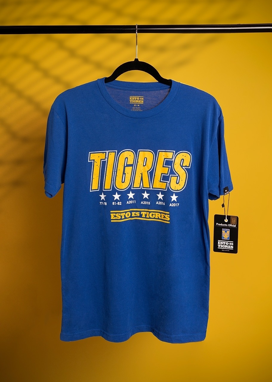 Playera Diseño Campeonatos Tigres