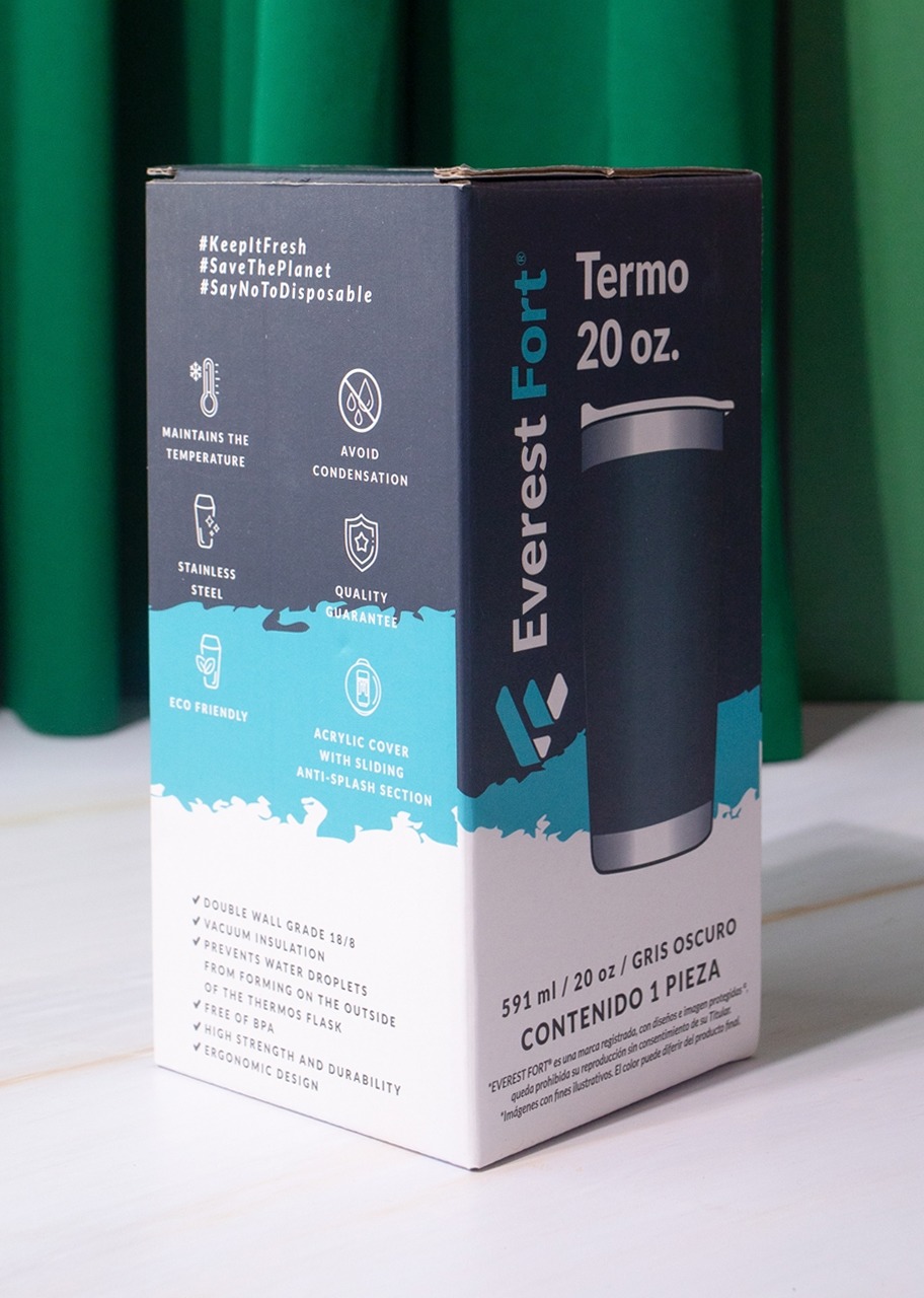 Termo 20 Oz "Que todo fluya y nada influya"