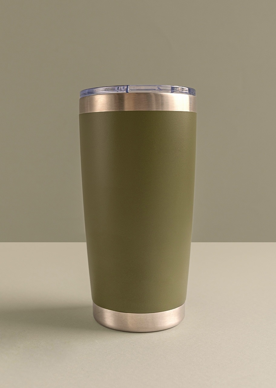 Termo Color Verde Militar Personalizado 20 oz